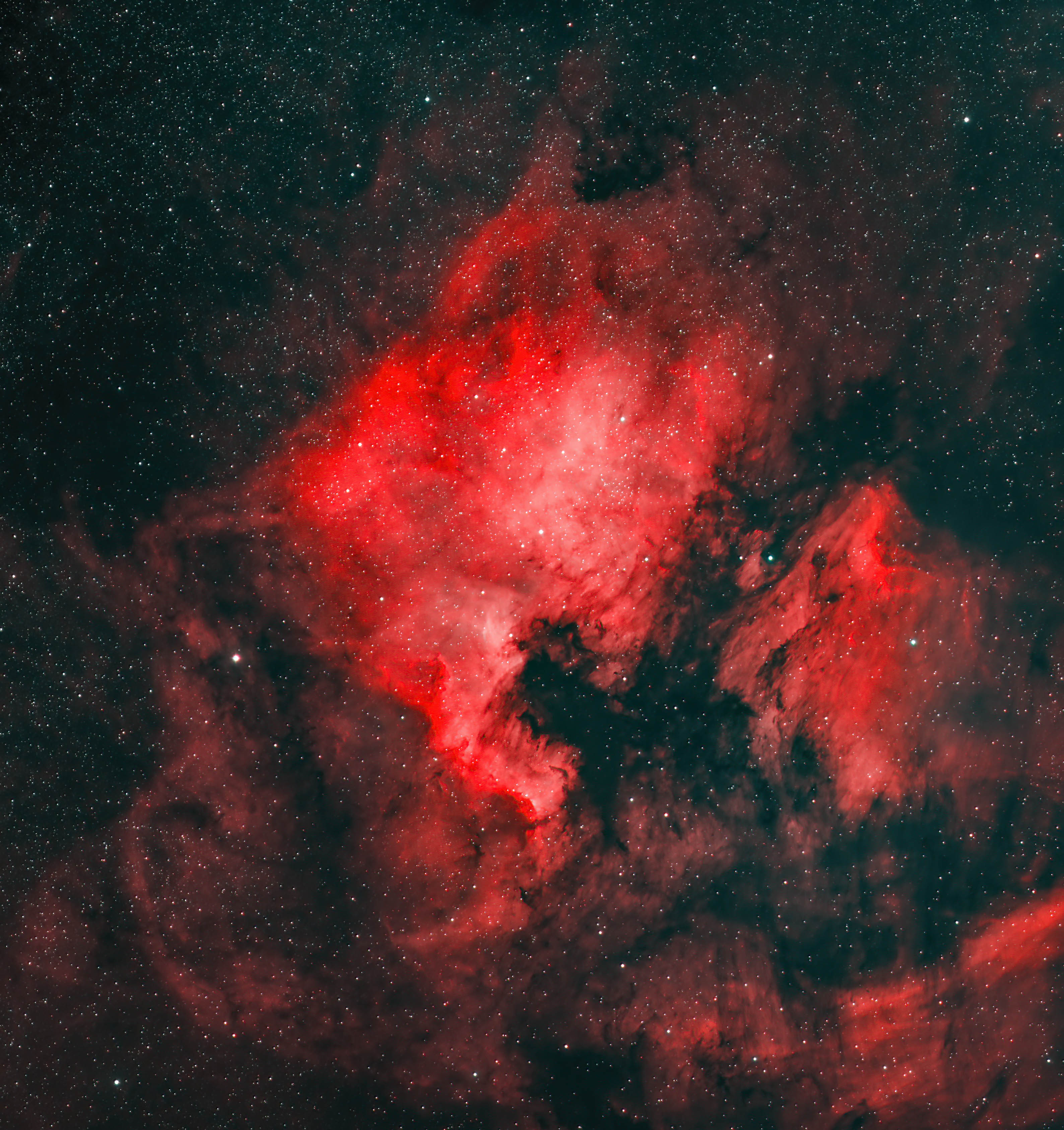 North American Nebula (Narrowband Image) | Telescope Live
