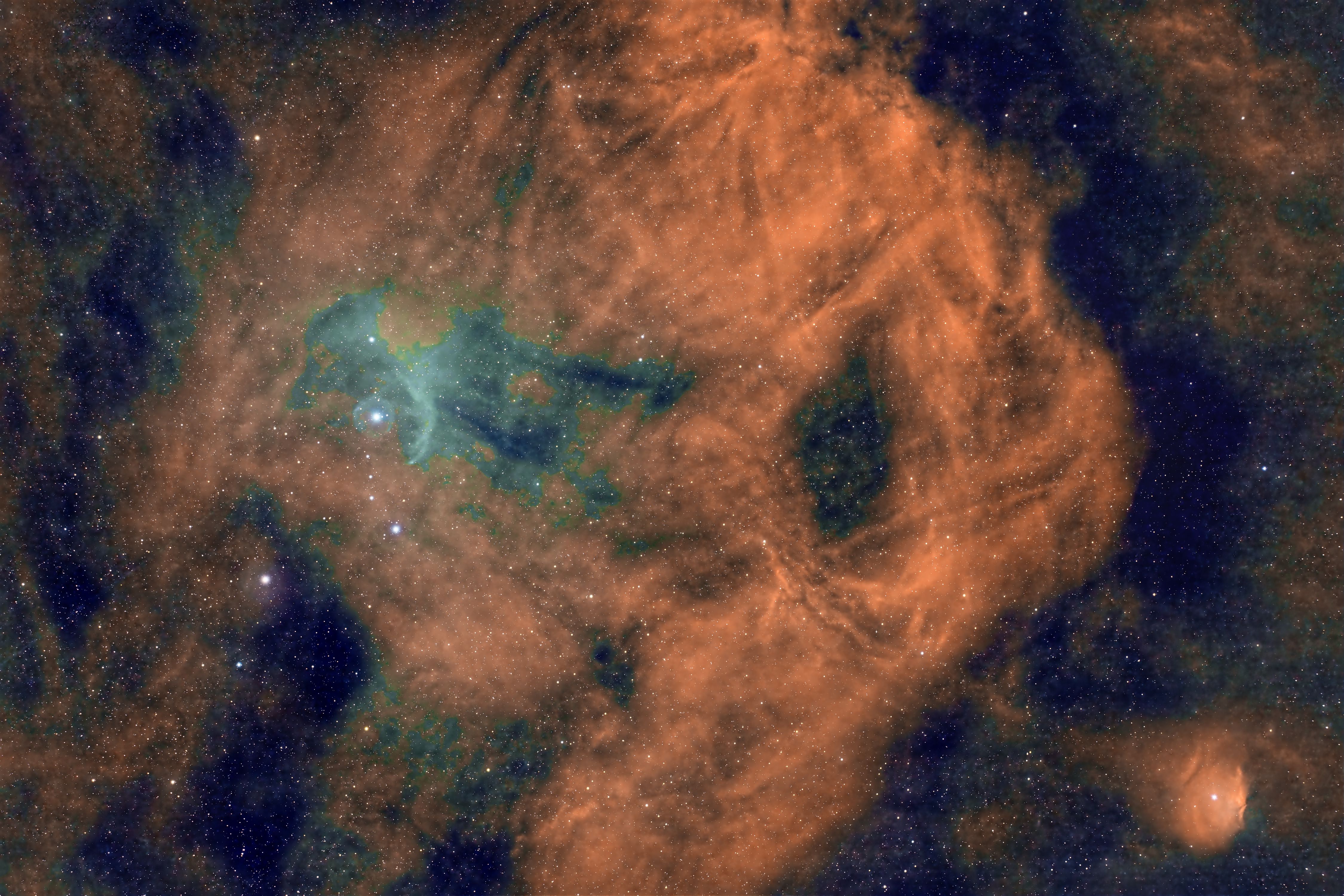 Ced54 (Sh2-264) and Sh2-263 | Telescope Live