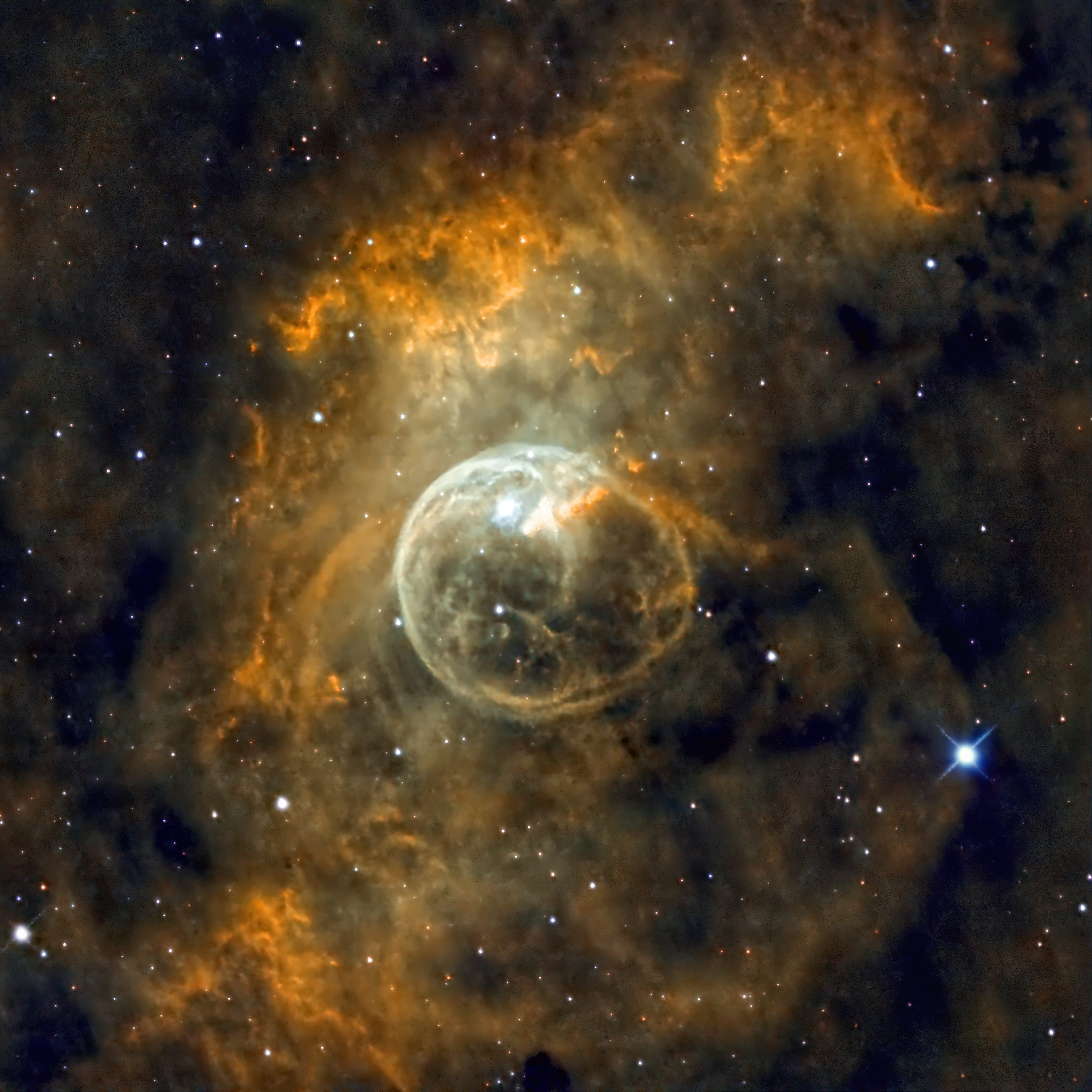 The Bubble Nebula C11(NGC7635) | Telescope Live