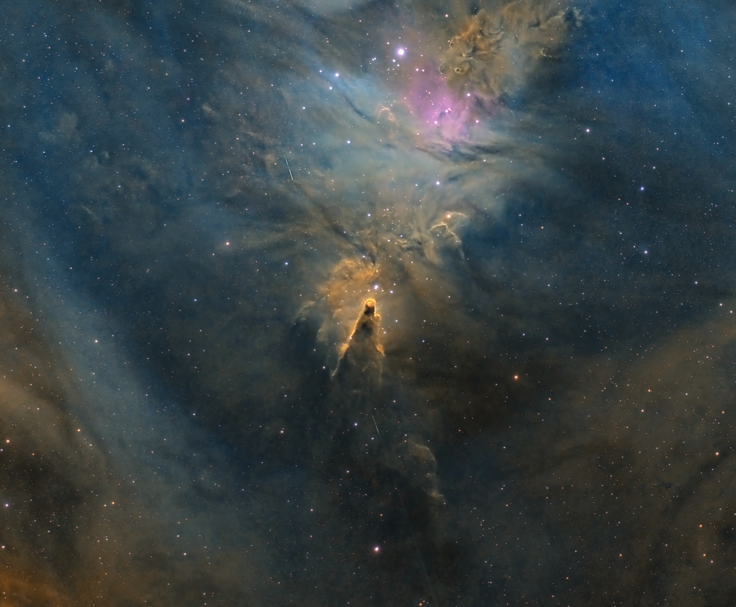 Cone nebula (SHO) | Telescope Live