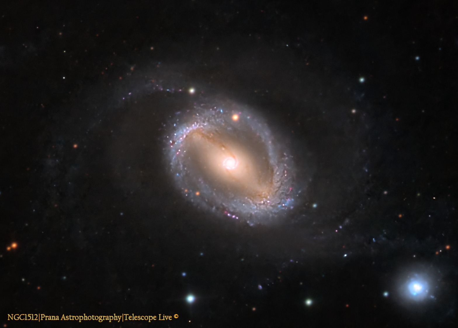 NGC1512 & NGC1510 (RGB) | Telescope Live