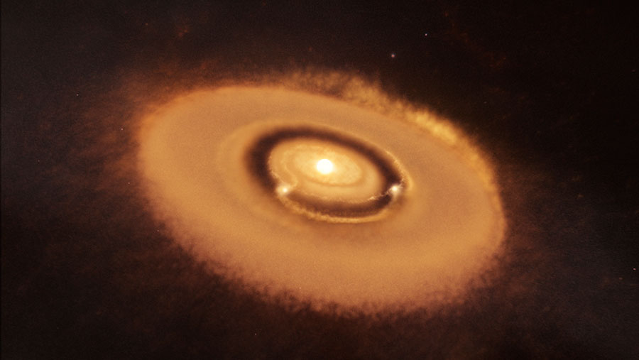 Alien moons might be forming around exoplanet PDS 70c | Telescope Live