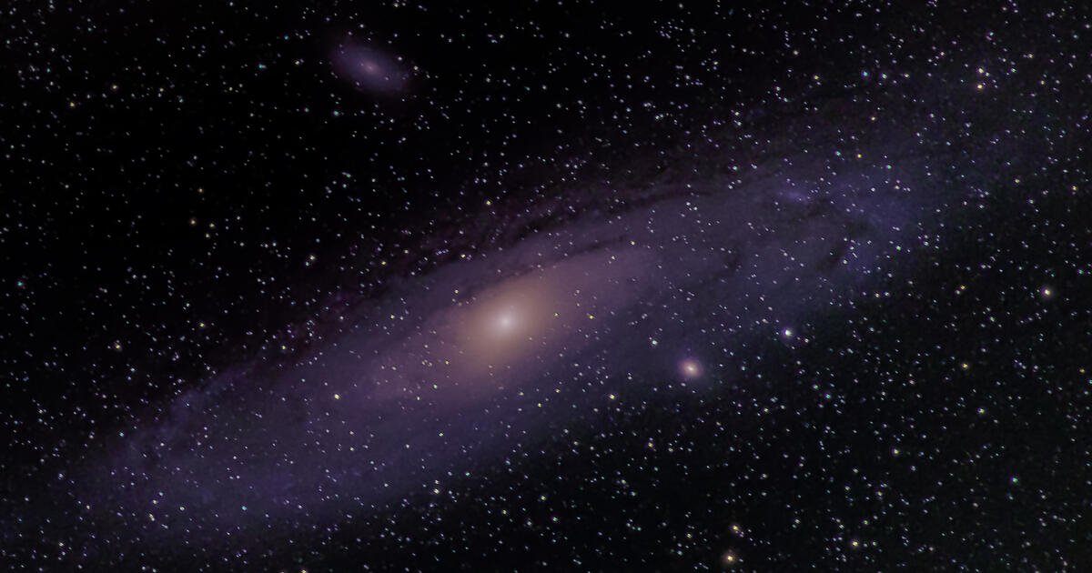Andromeda Galaxy - Pentax K1ii and DA*300mm lens on Astrotrac Tracker ...