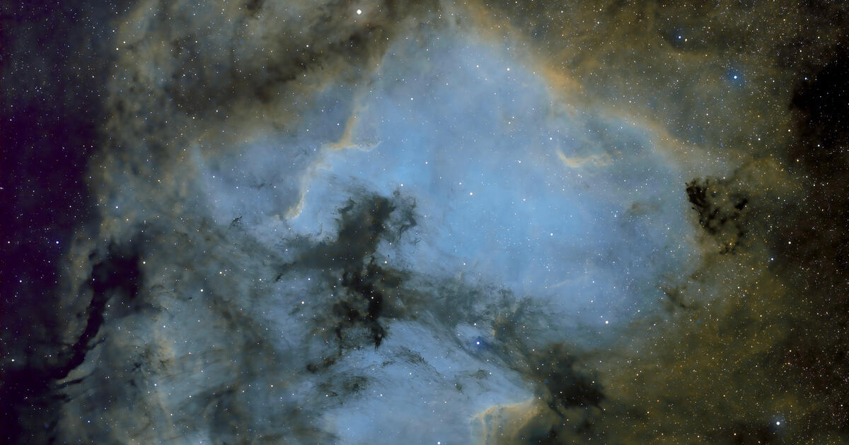 NGC 7000 narrowband image | Telescope Live