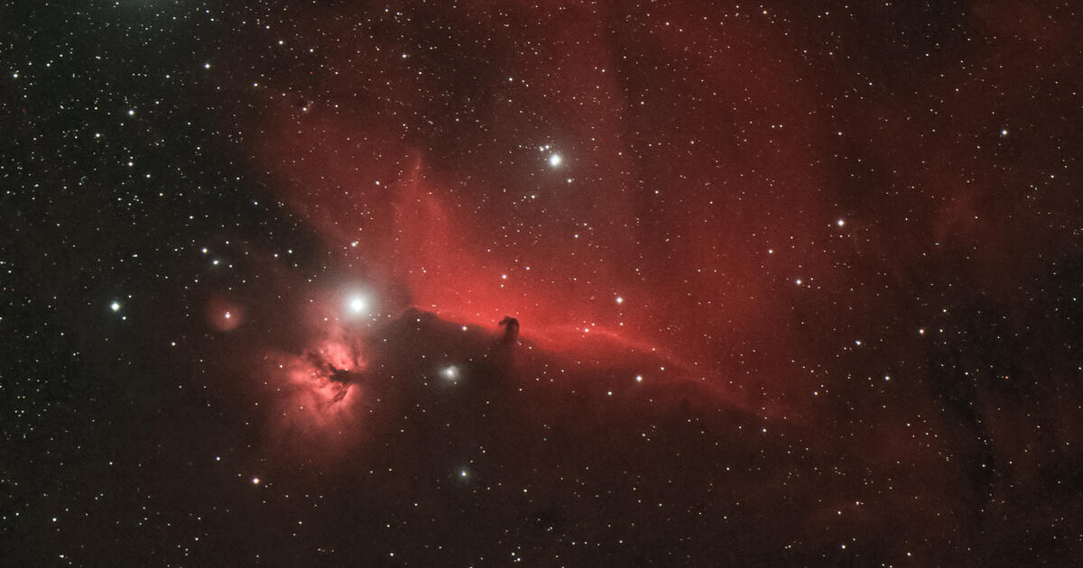 NGC 2024 (FLAME NEBULA), IC 434, BARNARD 33 (HORSEHEAD NEBULA), NGC 2023 | Telescope Live
