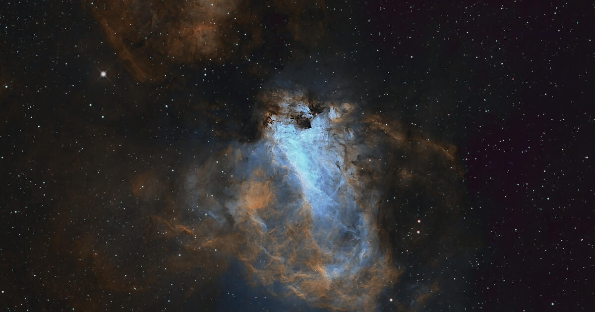 M17 - My first Hubble palette image | Telescope Live