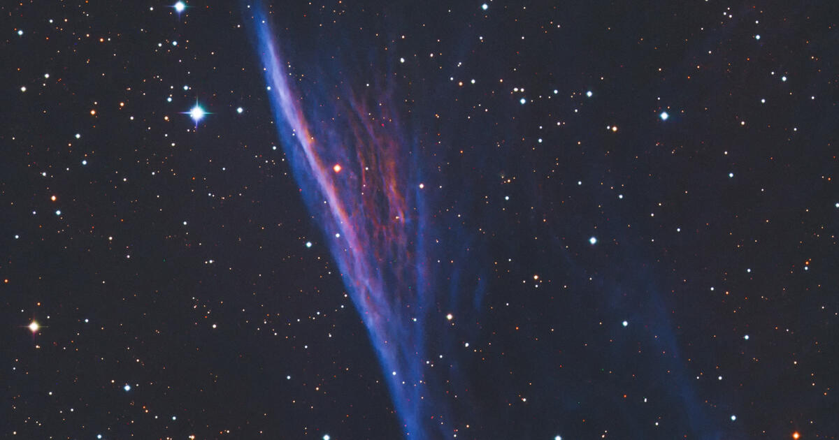 Pencil Nebula (RGB-Stars) | Telescope Live