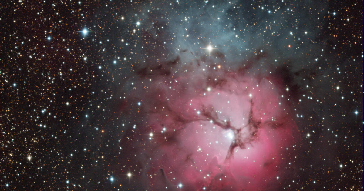 Triffid Nebula (from One-Click) | Telescope Live