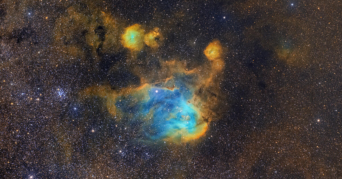 IC 2944 - The Running Chicken Nebula | Telescope Live