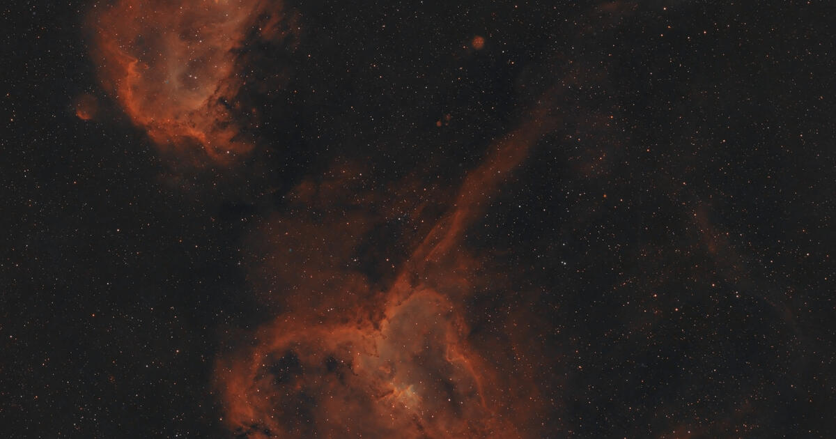 NGC 1027- Heart and Soul Nebula. | Telescope Live