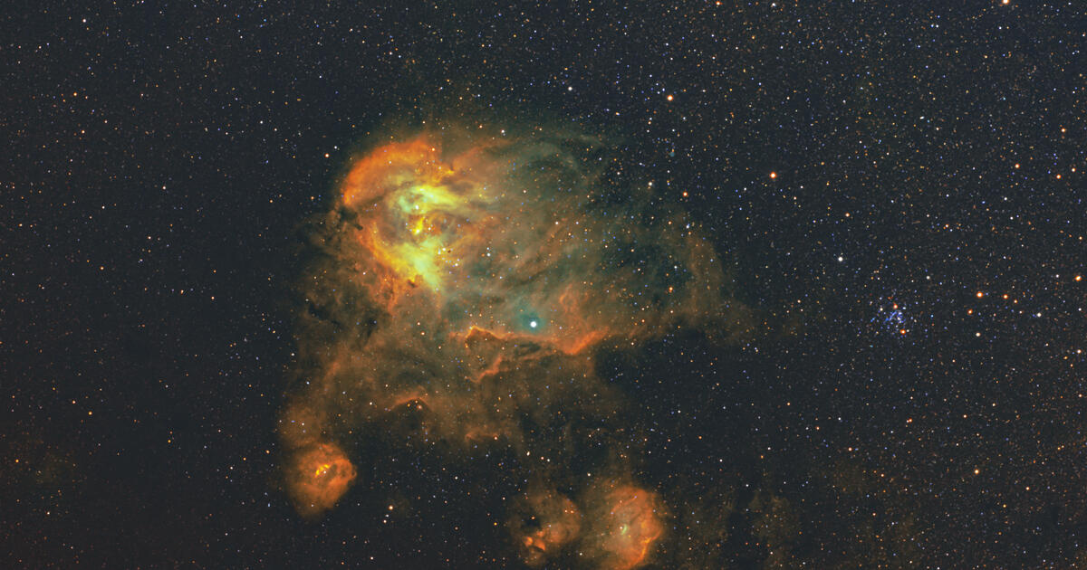 IC 2944 Running Chicken Nebula | Telescope Live