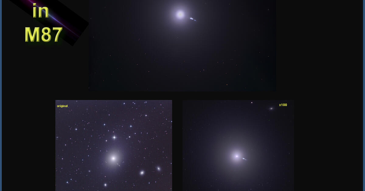 Jet in M87 | Telescope Live