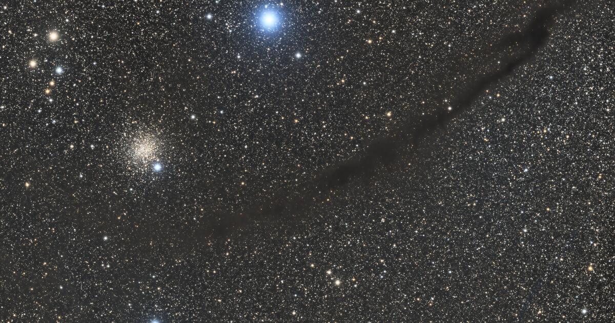 NGC 4372 & Black Python Dark Nebula | Telescope Live