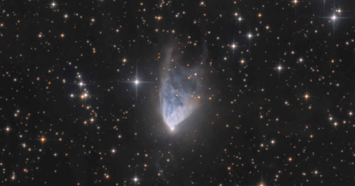 Hubble's Variable Nebula LRGB | Telescope Live