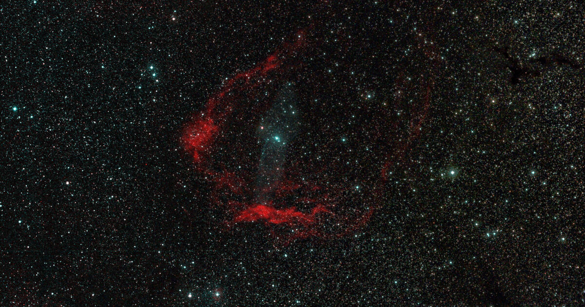 Sh2-129 - The Flying Bat Nebula with an extremely vague first sketch of ...