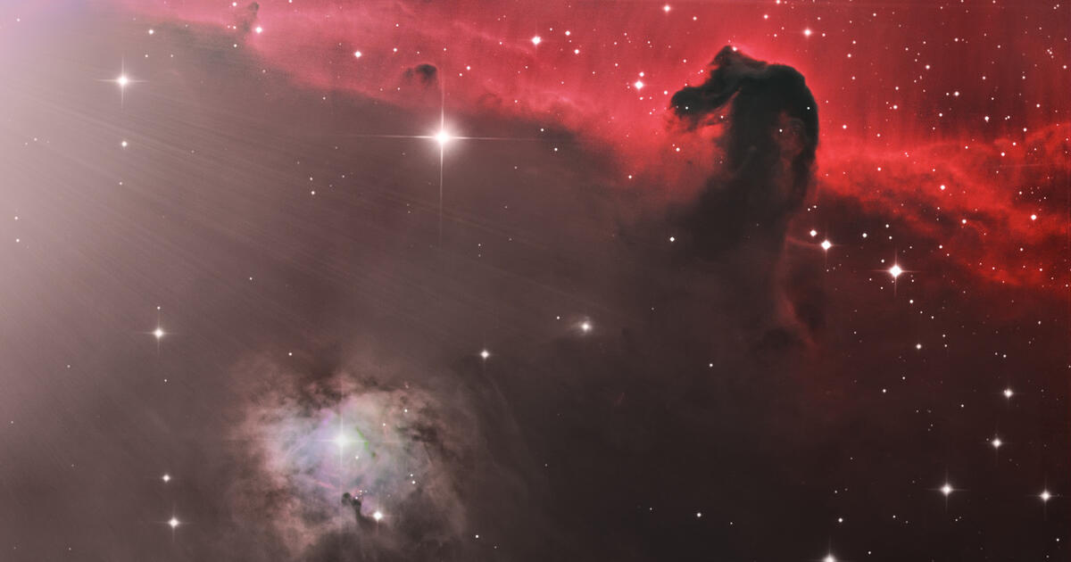 NGC 2023 & IC 434 | Telescope Live