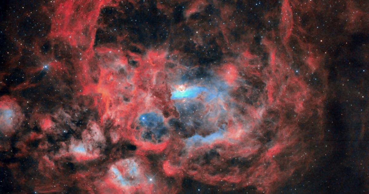 Lobster Nebula NGC 6357 | Telescope Live
