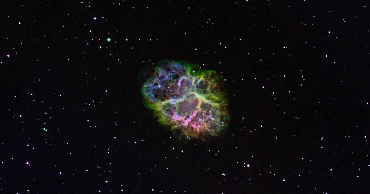 M1 Crab Nebula SuperNova Remnant | Telescope Live