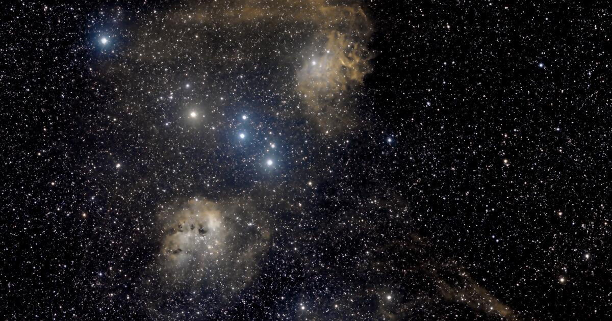 IC 405 IC 410 - combined LRGB with HSO | Telescope Live