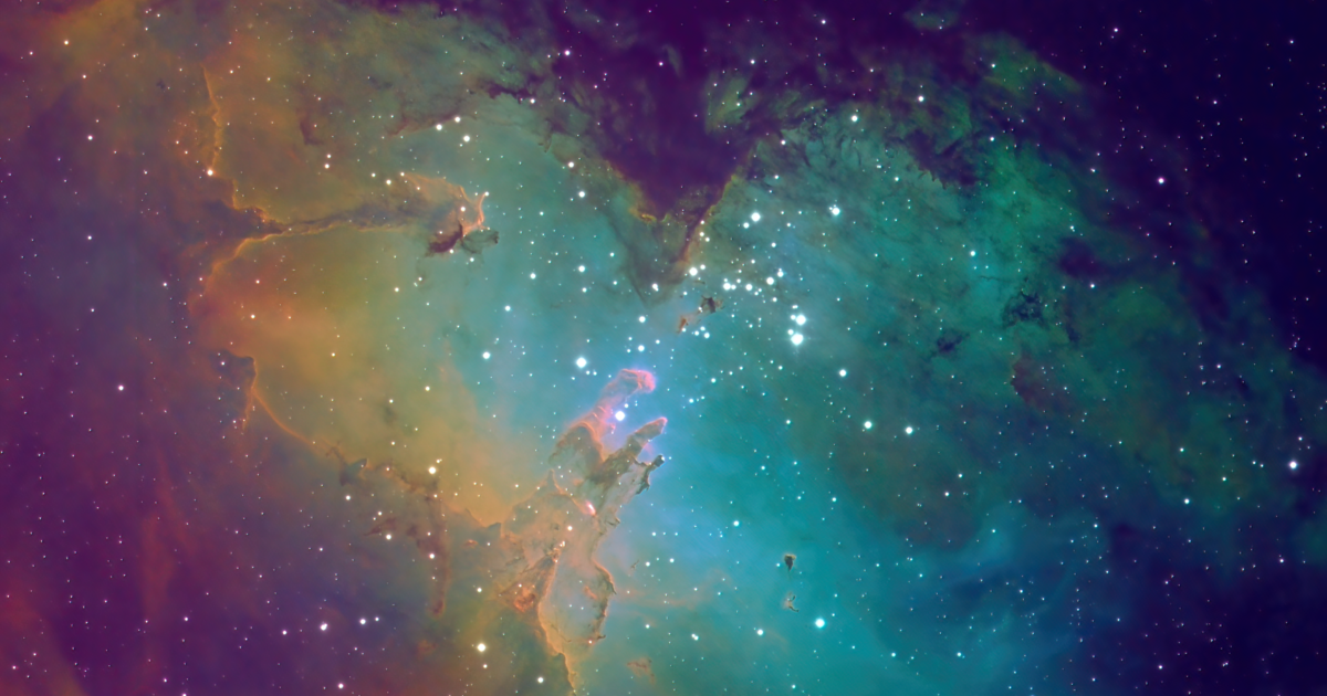 M16 Hubble Palette | Telescope Live