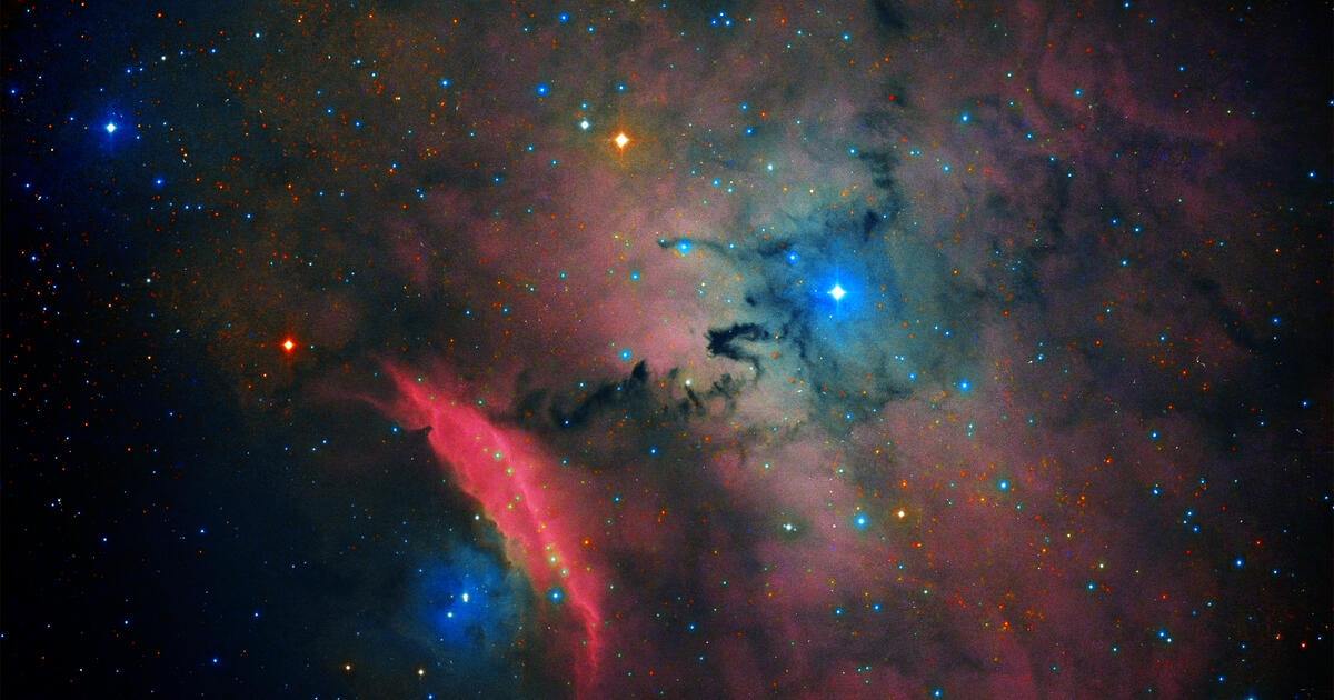 NGC 6559 - a HaRGB treatment of the Loreta Nebula. | Telescope Live