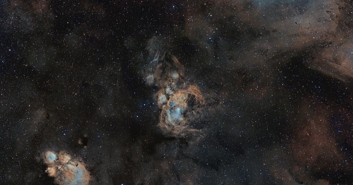 NGC 6357 + NGC 6334 | Telescope Live
