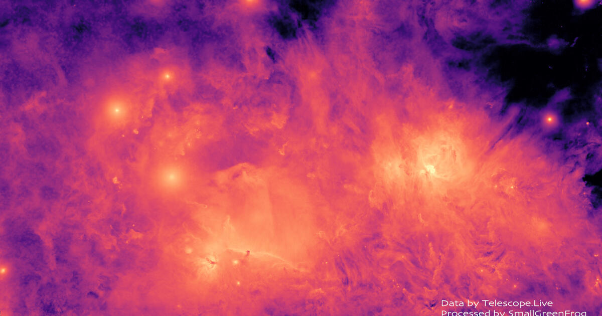 The Orion region mosaic (Panels 1&2) | Telescope Live