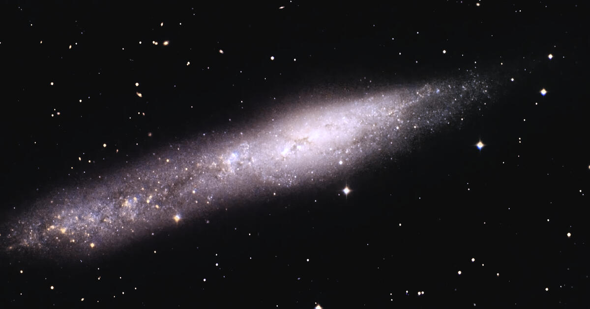 NGC 55 The whale galaxy. | Telescope Live