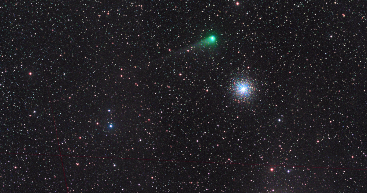 Comet C/2017 K2 Passes M10 | Telescope Live