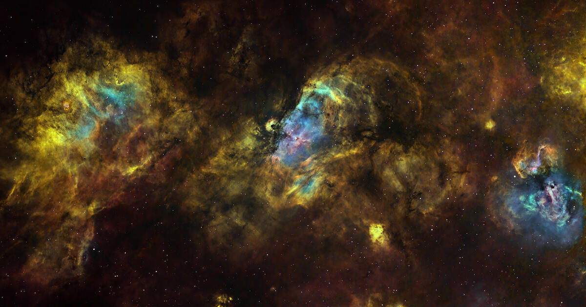 M16, M17, Sh2-54 | Telescope Live