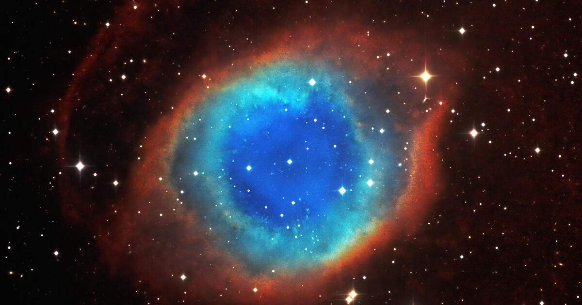 Helix nebula NB-RGB from two bundles | Telescope Live