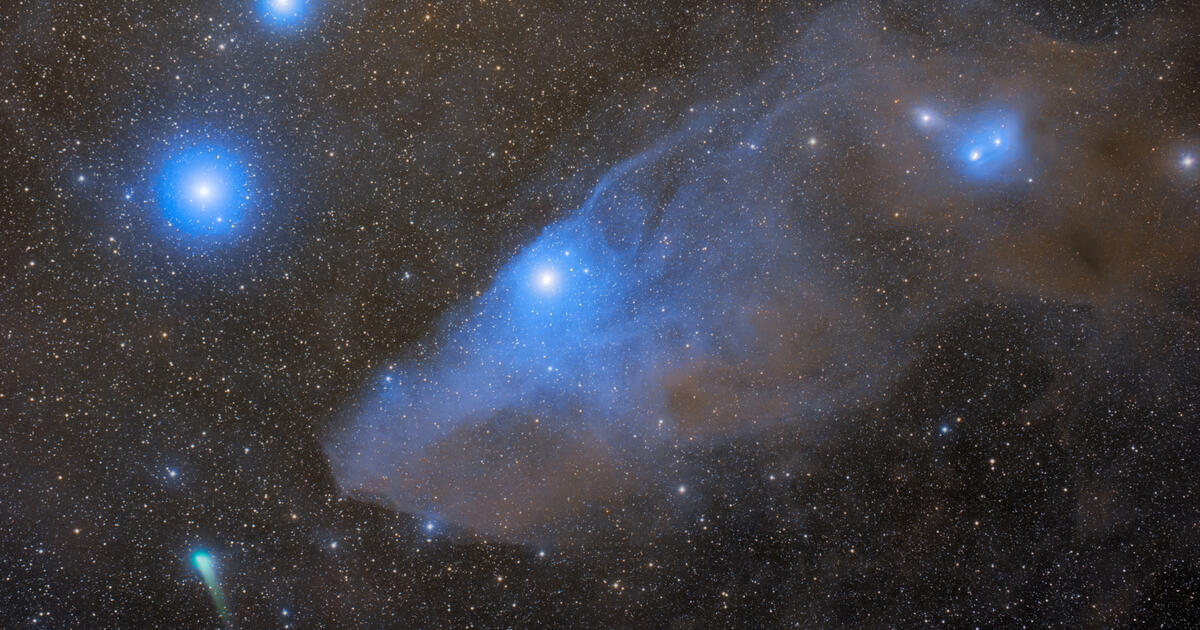 COMET C/2017 K2 AND IC 4592 | Telescope Live