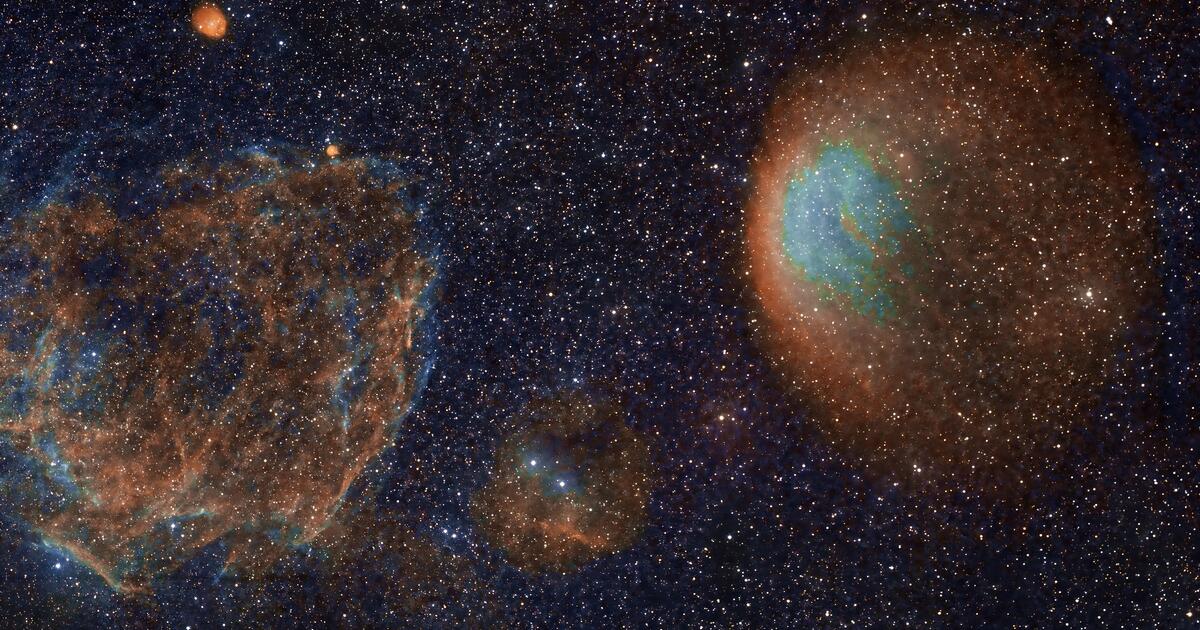 Sh2-216, 217, 219, 221, and LBN755 | Telescope Live