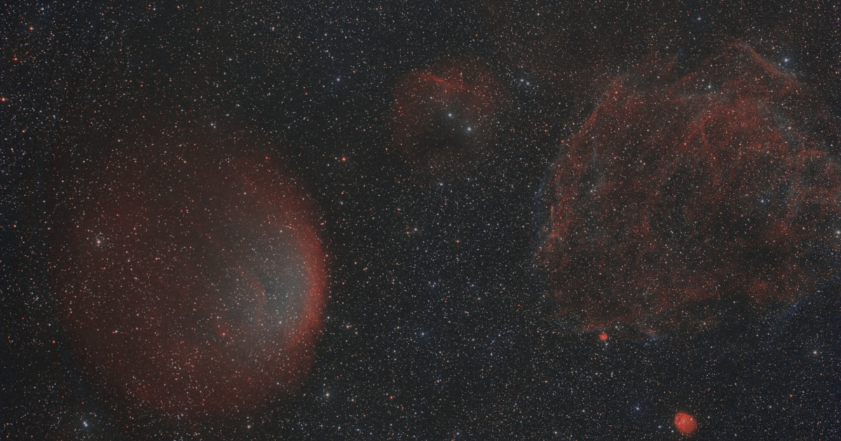 Sh2-216 and Sh2-221 | Telescope Live