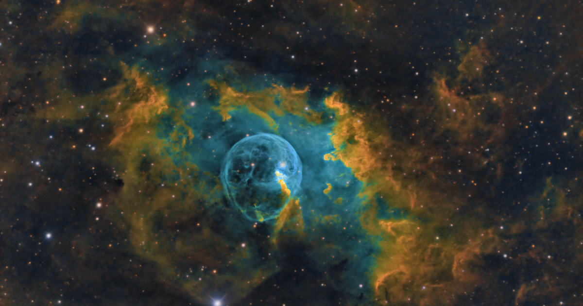 NGC 7635 THE BUBBLE NEBULA | Telescope Live