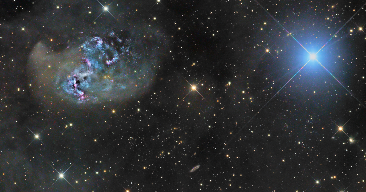 NGC 1313 The Topsyturvy galaxy | Telescope Live