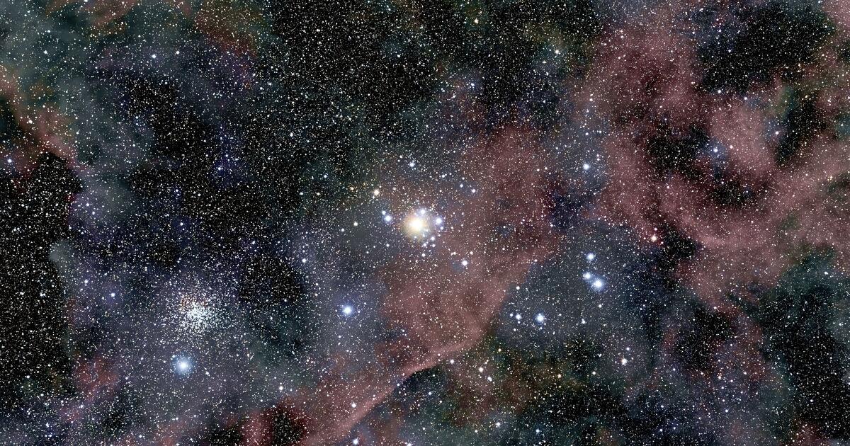 NGC2451, 2477 in Puppis | Telescope Live