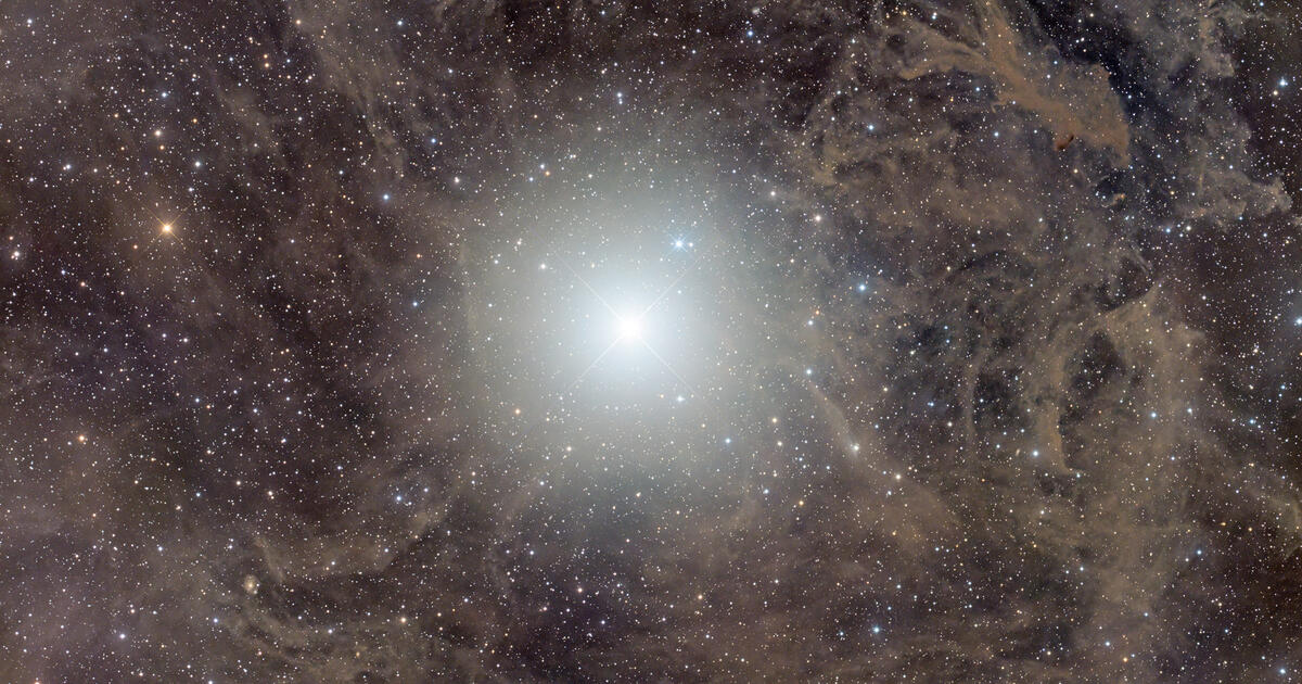 Polaris and surrounding IFN. | Telescope Live