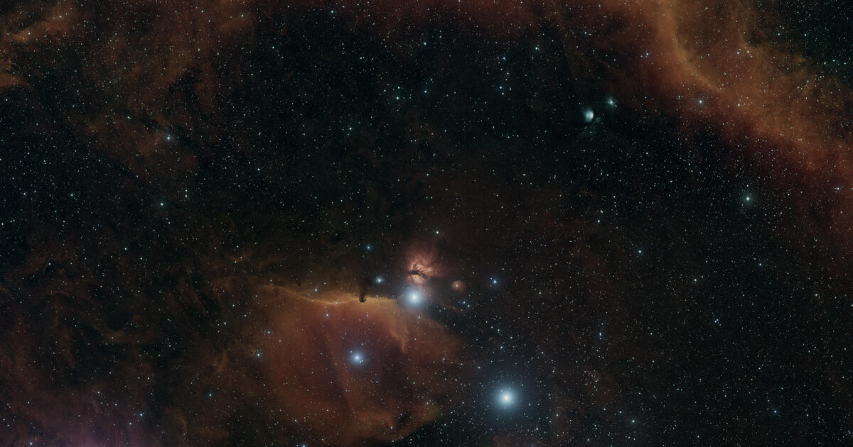 Orion and Barnard's Loop | Telescope Live