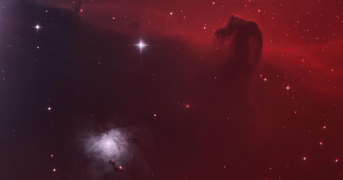 NGC 2023 & IC 434 | Telescope Live