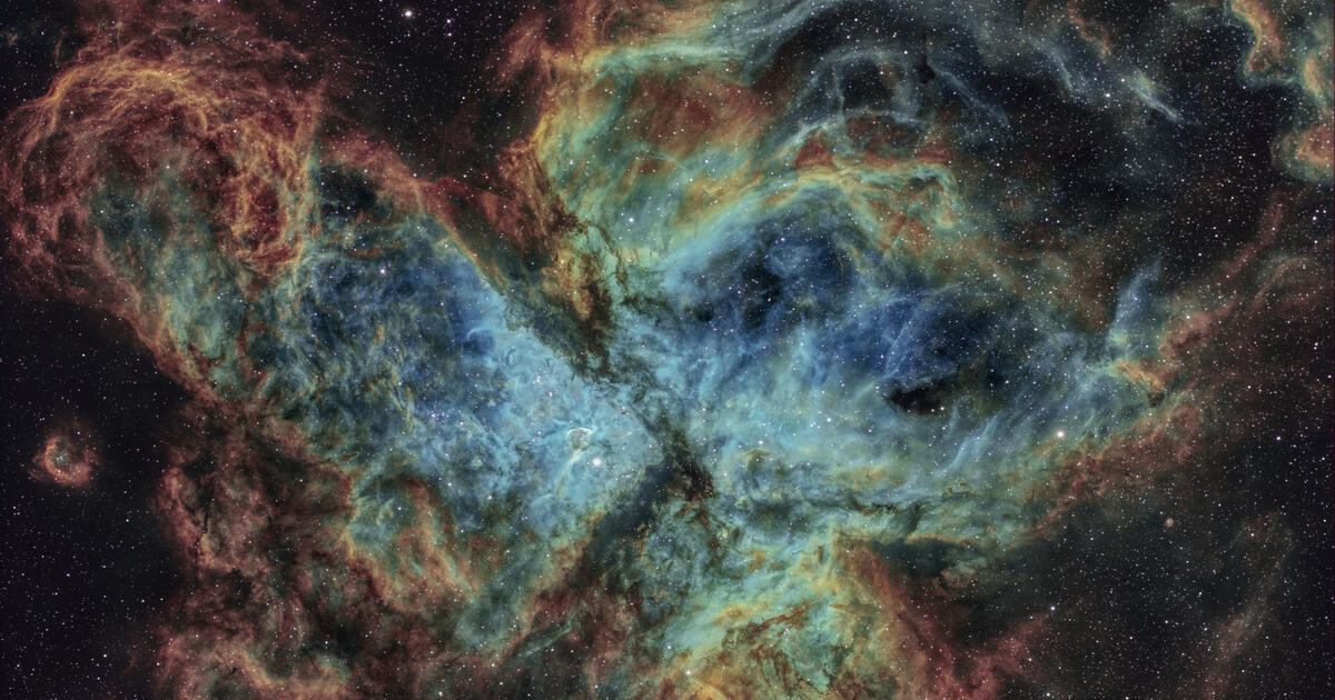 Eta Carina Nebula with new CMOS camera | Telescope Live