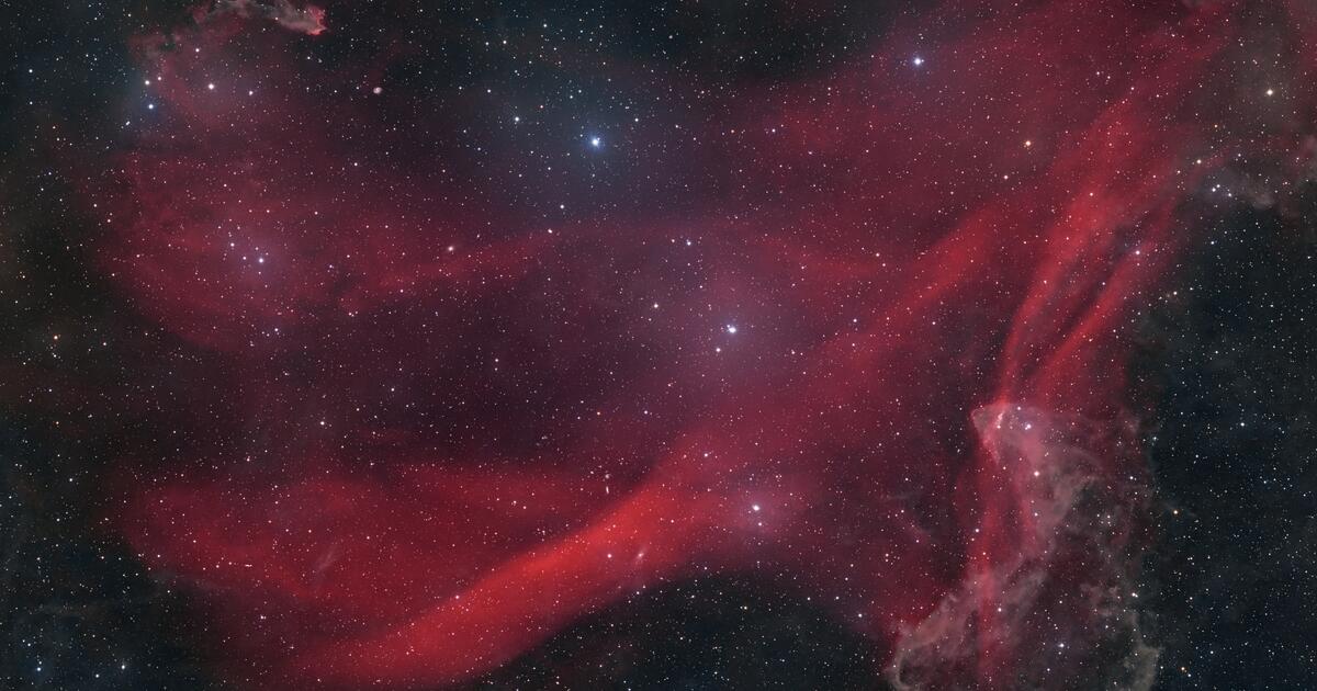 The Great Lacerta Nebula SH2-126 SPA-1 | Telescope Live