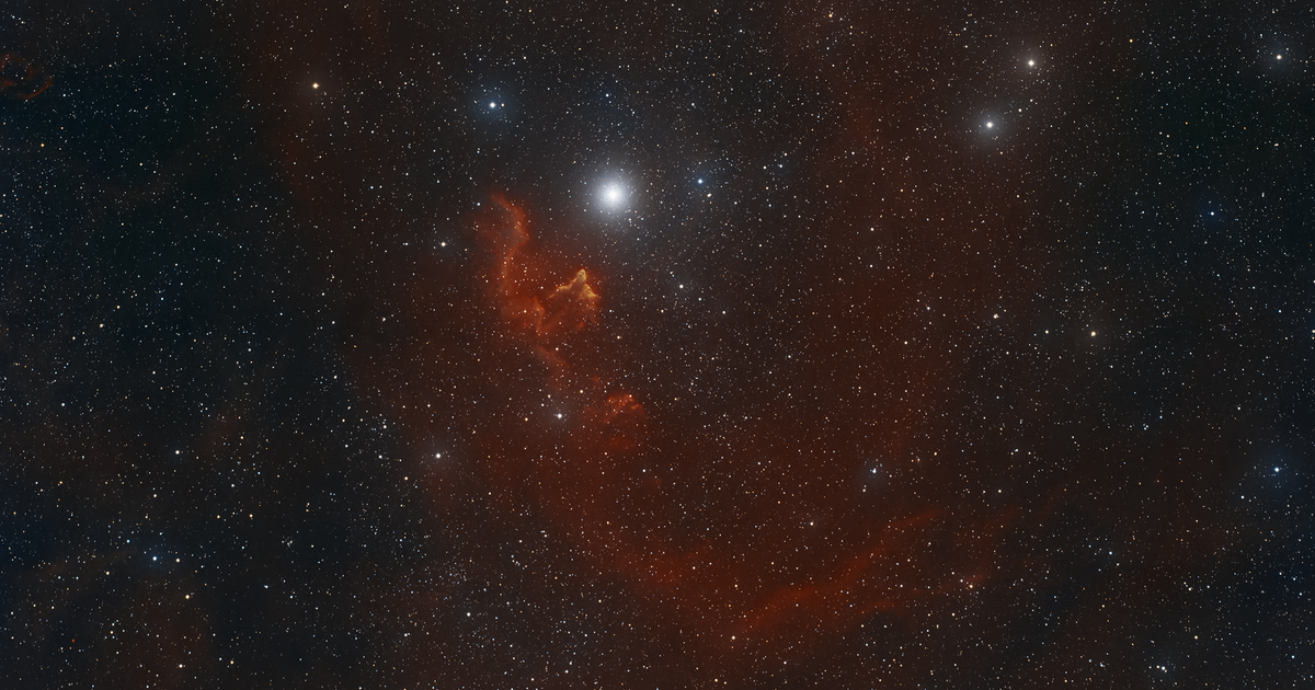 Cassiopeia's Ghost - IC59 & IC63 Widefield | Telescope Live