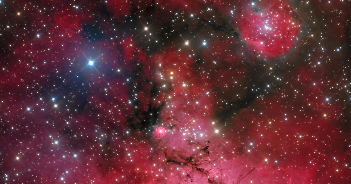 Reflection and emission in SH2-311: The skull and crossbones nebula ...