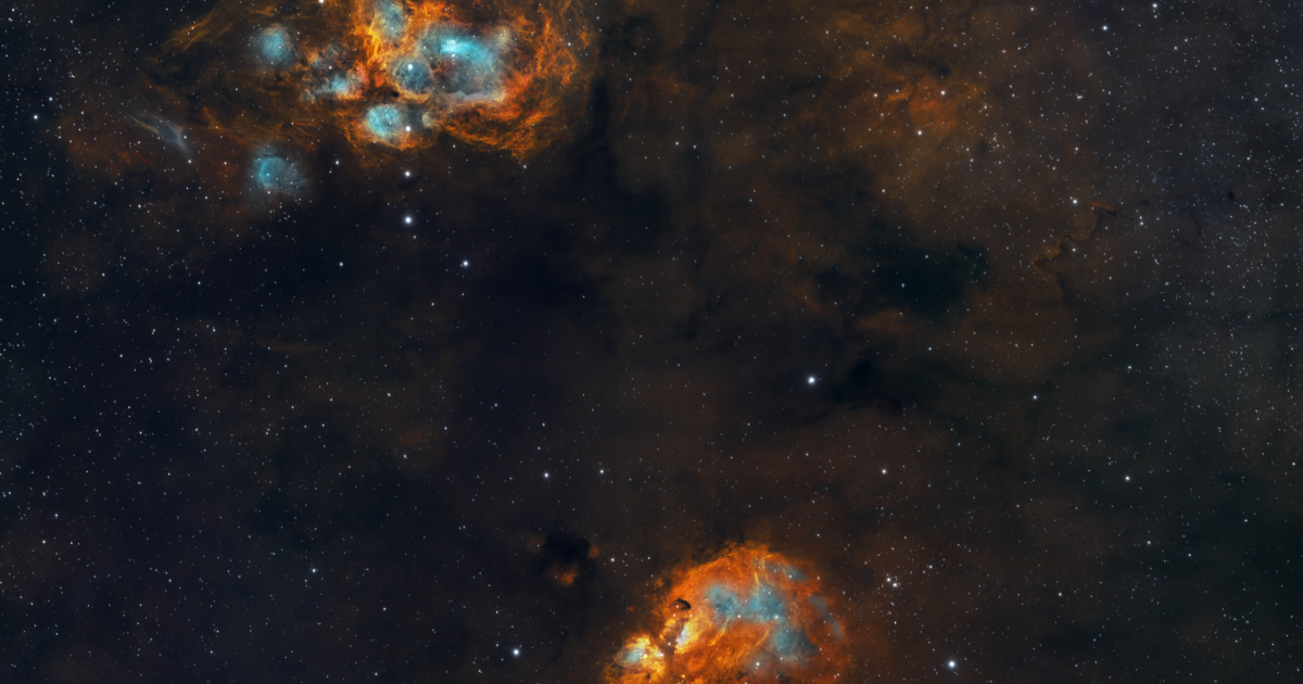 NGC 6334 and NGC 6357 | Telescope Live
