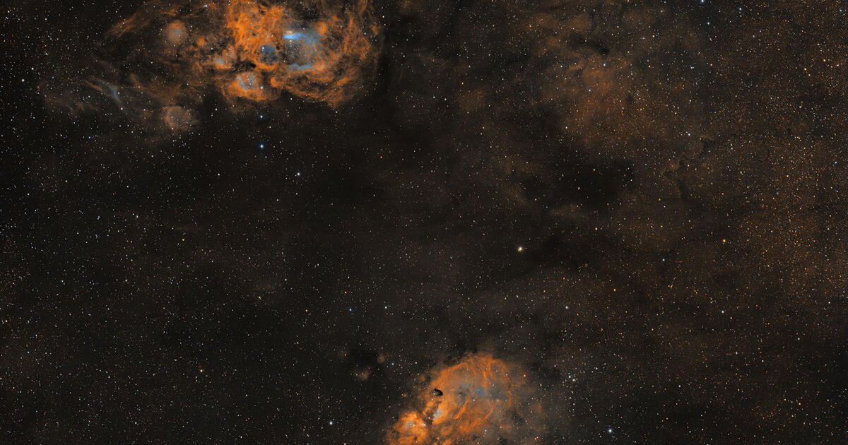 NGC 6334 and NGC 6357 | Telescope Live