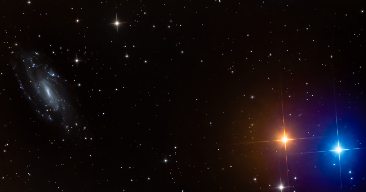 IC 5201 AND ITS CELESTIAL SENTINELS | Telescope Live