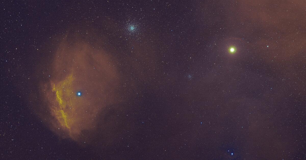 THE SQUARE 'ANTARES - M4 - ALNIYAT - IC 4605 | Telescope Live