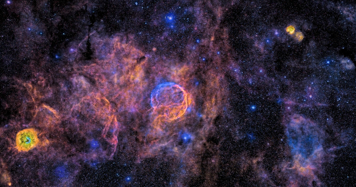 Abell 85 - Supernova Remnant SHO (starless and cropped versions inside ...