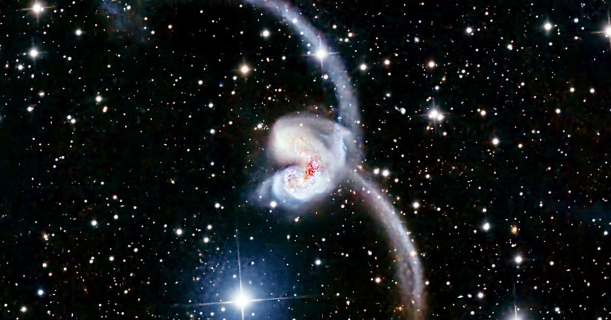 NGC 4039 The Antenna Galaxy | Telescope Live